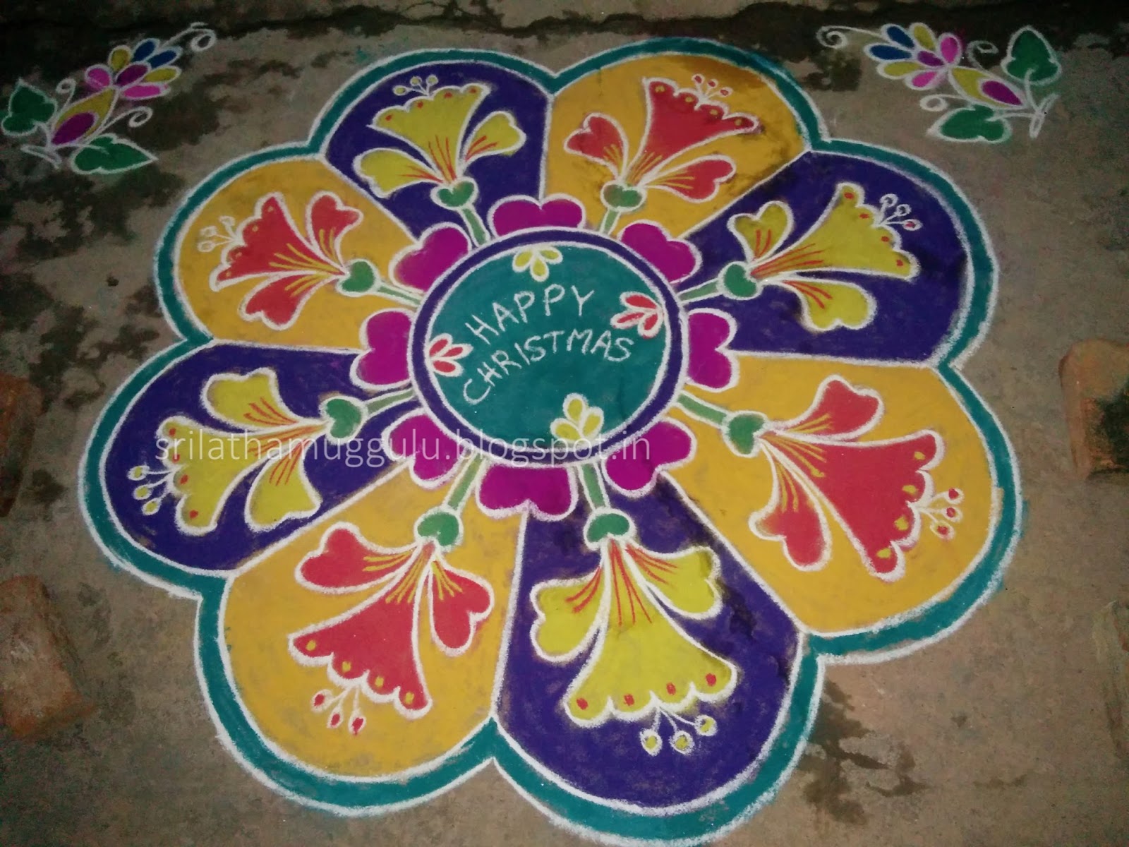 Latest Muggulu Photos 2016 eenadu muggulu | Srilatha Muggulu