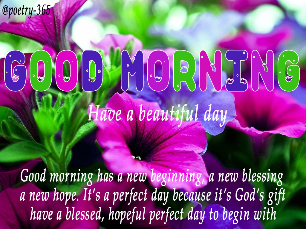 Wishes and Poetry: Sweet Good Morning Poetry with Images for Friends