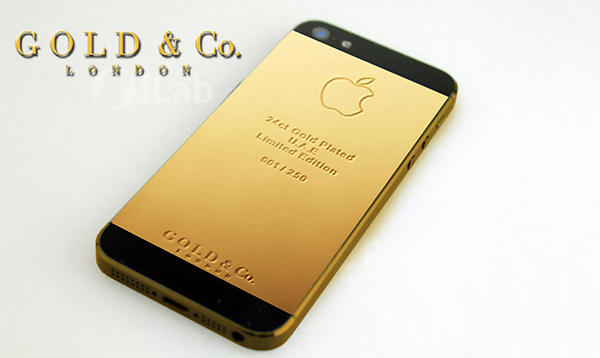 World's first pure gold iPhone 5