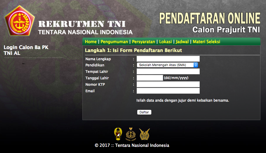 Cara Pendaftaran Online Bintara TNI AL 2023/2024 - Pendaftaran.Net Cara Pendaftaran Online Bintara TNI AL 2023/2024 - Pendaftaran.Net