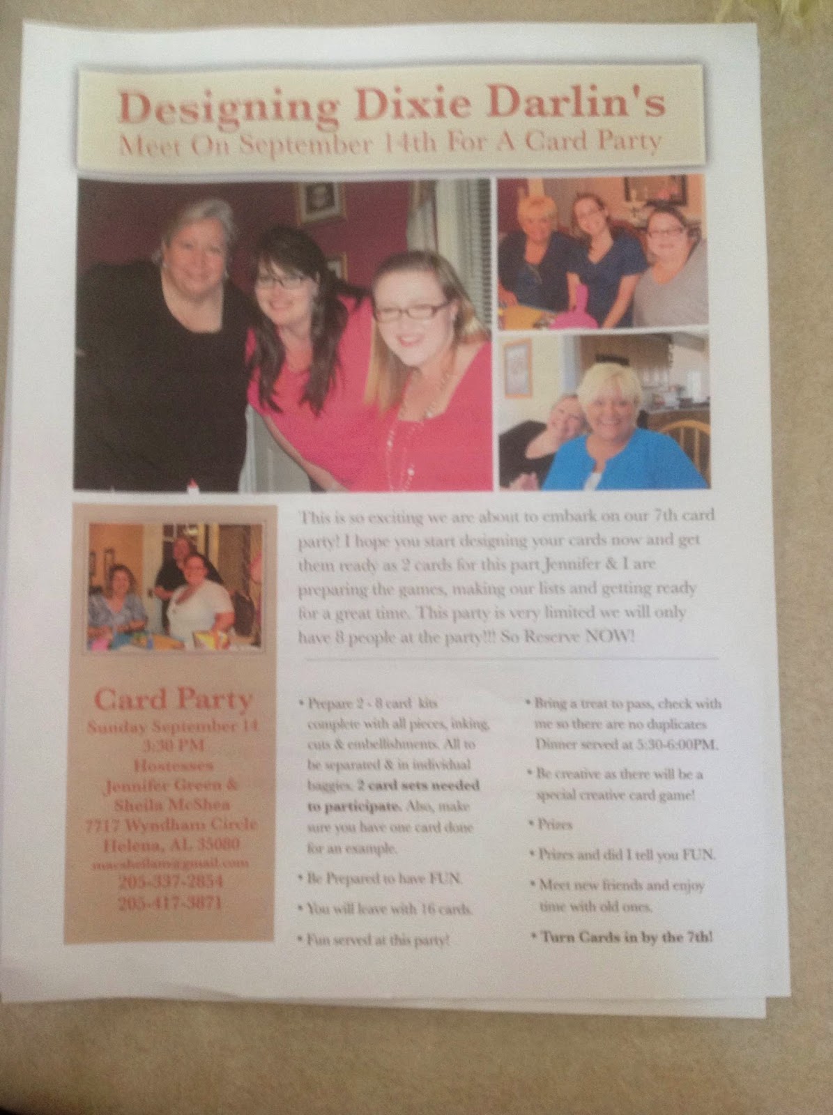 She's a Sassy Lady: Let Me Show You How To Have A Card Party And ...