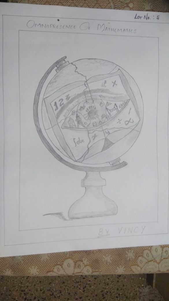 MY DRAWING: MATHS IS PRESENT EVERYWHERE...