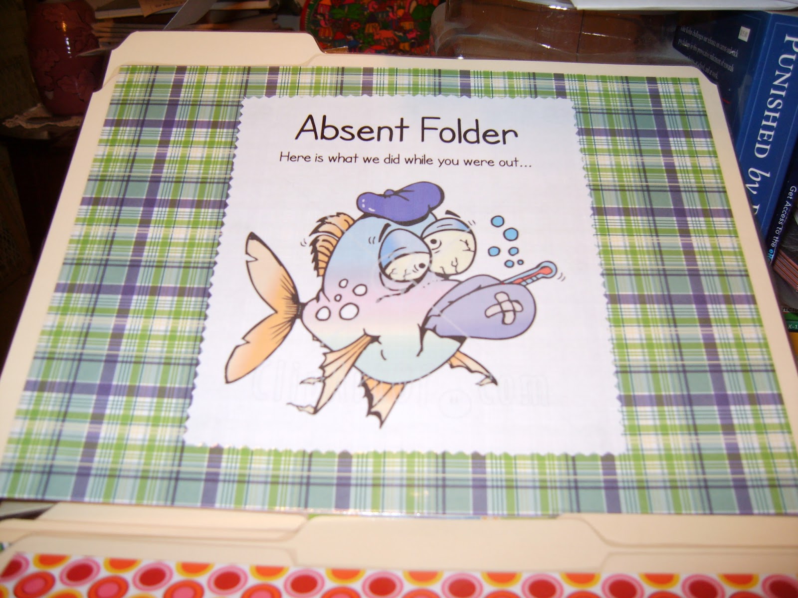 A Sea of Math: Absent Student Folders