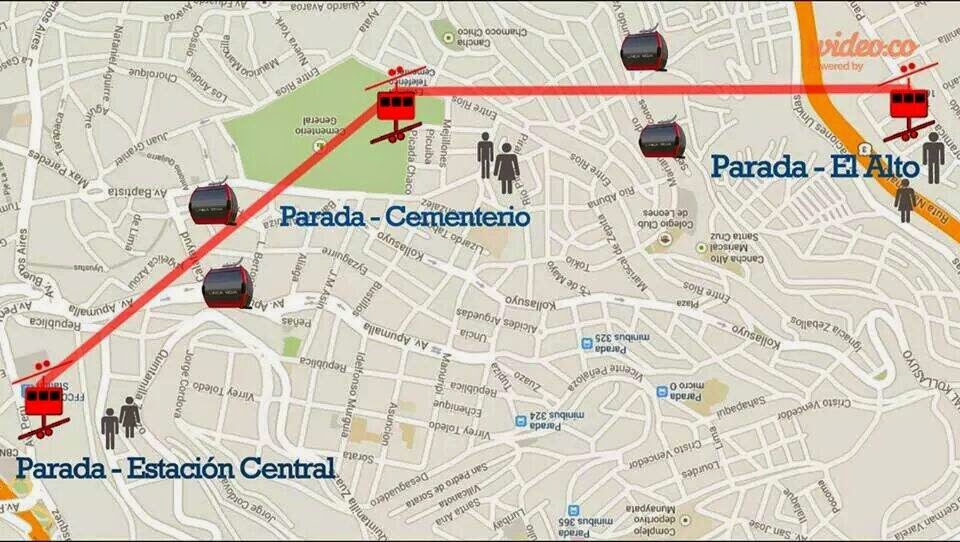La tarifa del Teleférico que une las ciudades de La Paz y El Alto es ...