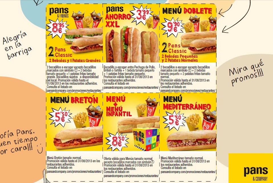 me gusta ahorrar: Cupones descuento para Pan’s and Company