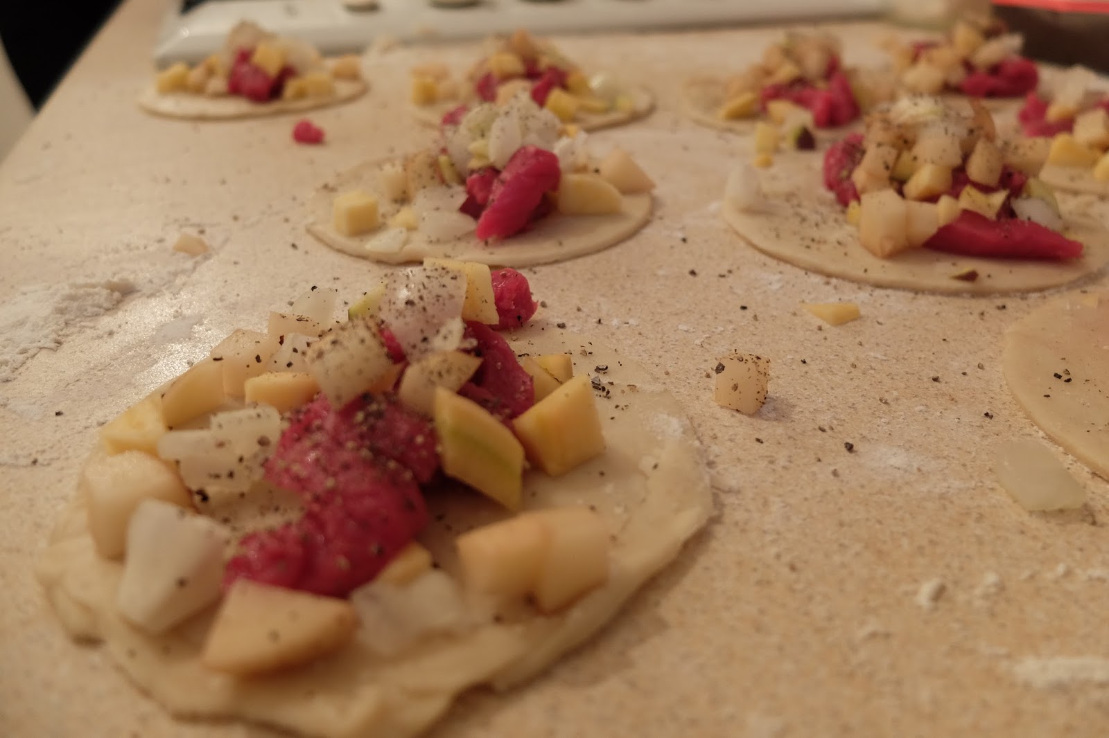 Mini Cornish Pasties - Raw Rhubarb - Fit Food and Recipes