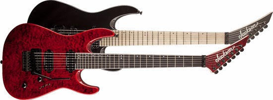 theGUITARaddict: Jackson 2014: Pro Dinky DK7-M/ DK7-Q