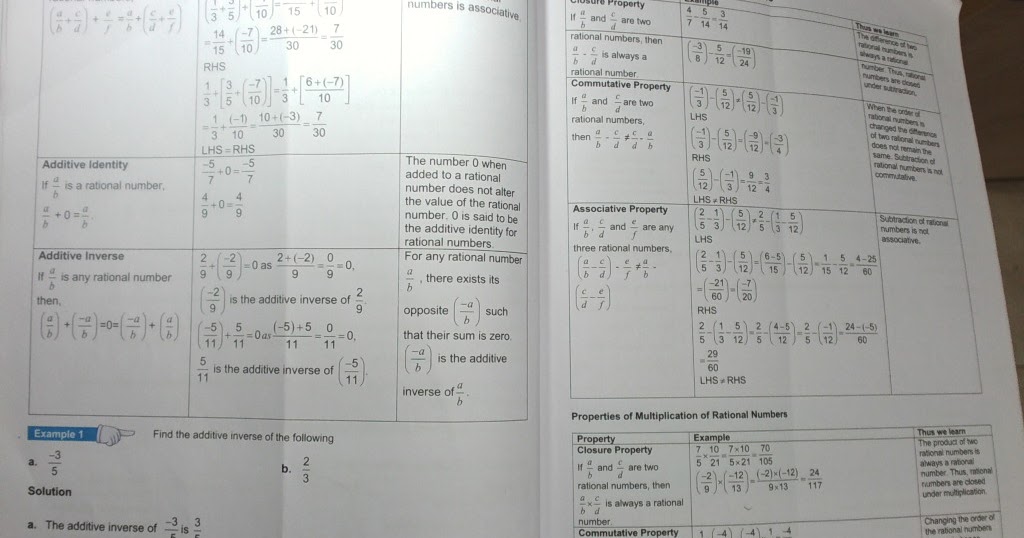 PIS VADODARA STD 8: grade 8 Ch1 Math Textbook