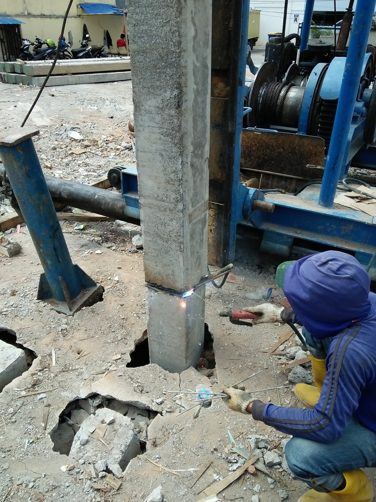 Tahapan Pelaksanaan Pekerjaan Pondasi Tiang Pancang ~ Portal Sipil