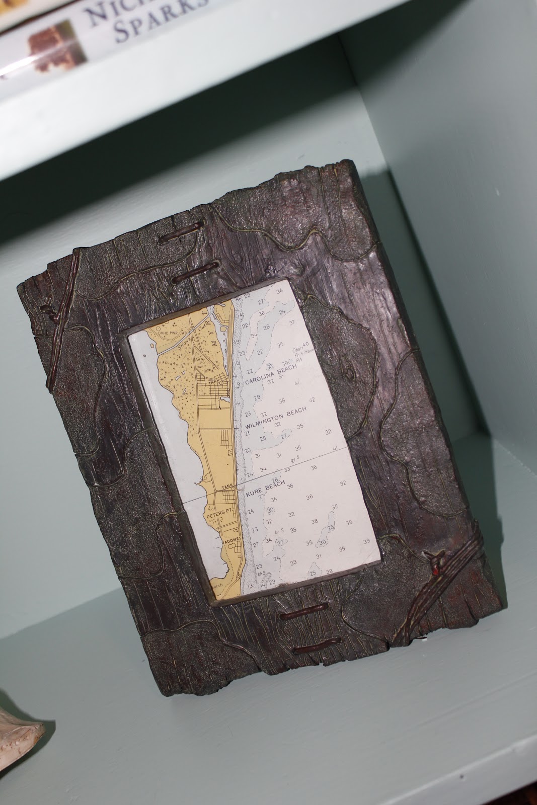 We're moving to the beach!: DIY Window Map Wall Art