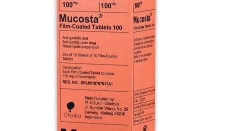 Harga Mucosta Terbaru 2017 Obat Tukak Lambung