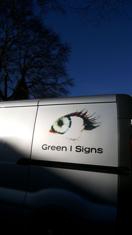 The Green I Signs Blog: Vauxhall van sign writing in Darlington by # ...