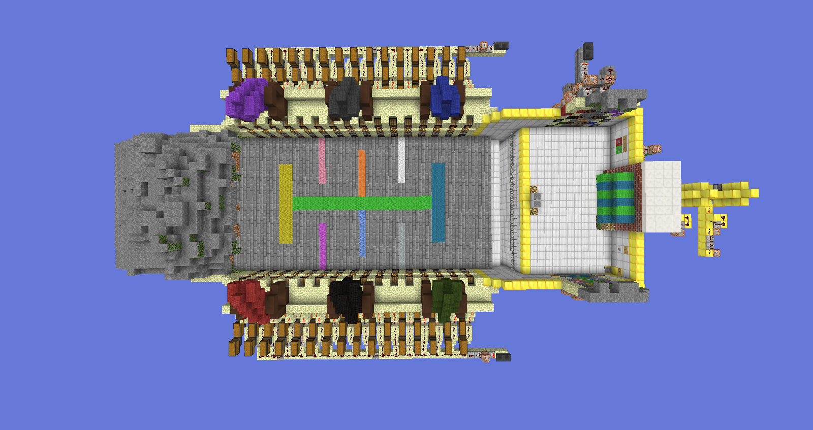 Minecraft 1.7.10 large zombie city map - losavision