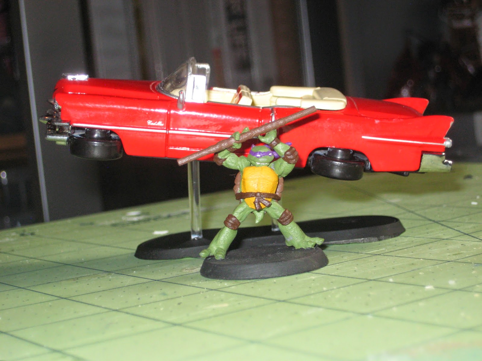 The Heroscape Blog: TMNT Neutrino Hot Rod WIP part 1
