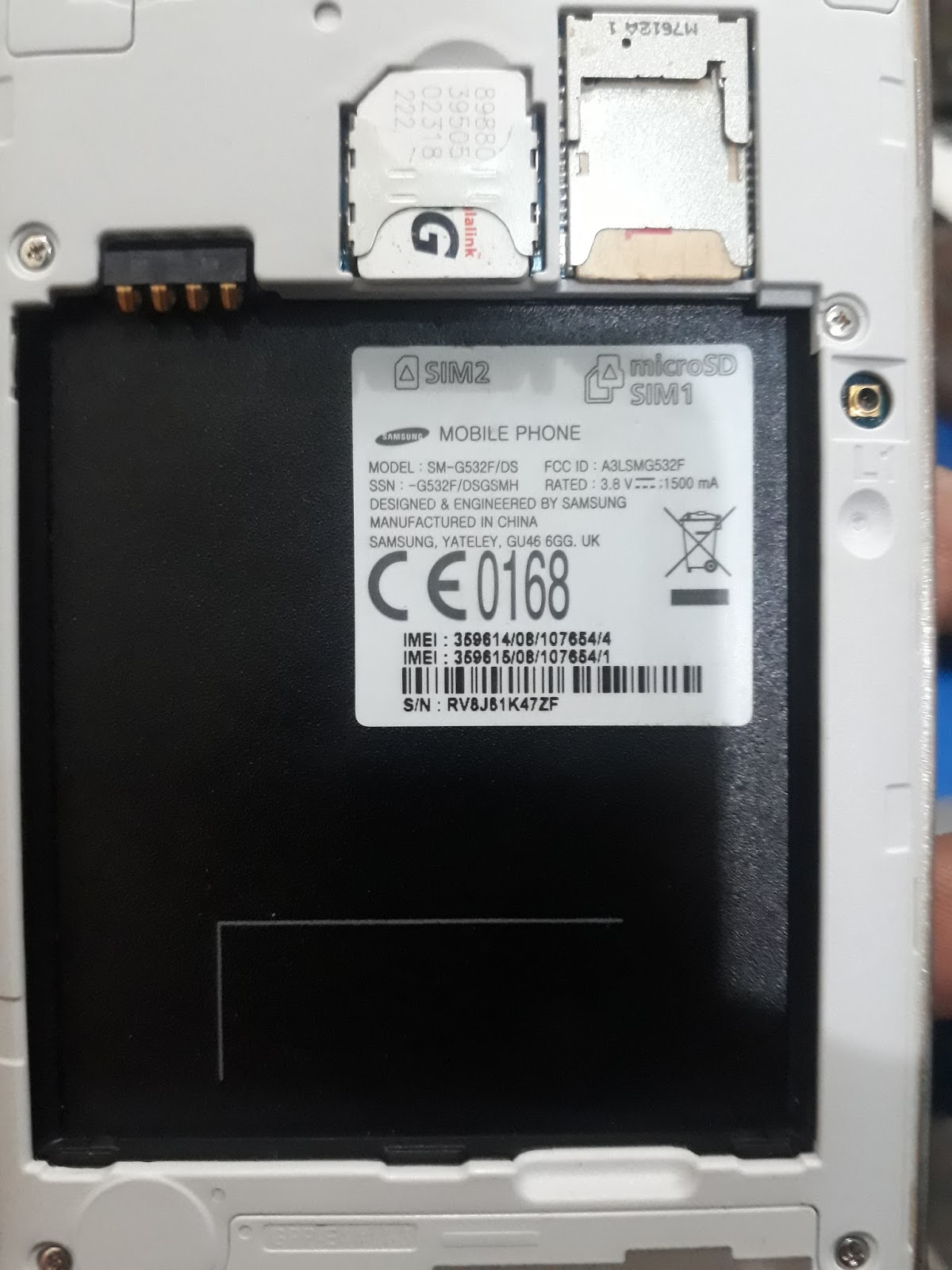 SAMSUNG SM-G532F EMERGENCY CALL SOLVE ORIGINAL IMEI BACK 100% TESTED ...