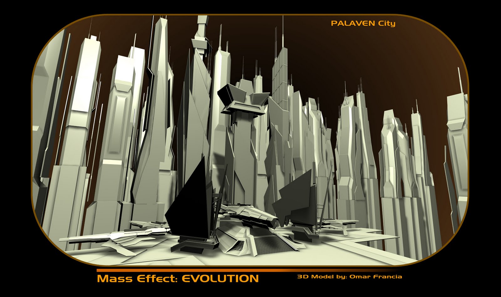 OMAR FRANCIA - Comics: MASS EFFECT: Evolution - 3D Art - PART 2