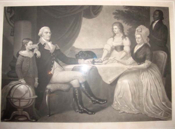 Found in the Collection: A Print of the Washington Family
