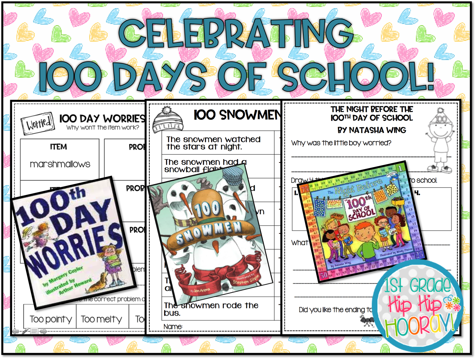 1st Grade Hip Hip Hooray!: 100th Day or 120th Day!