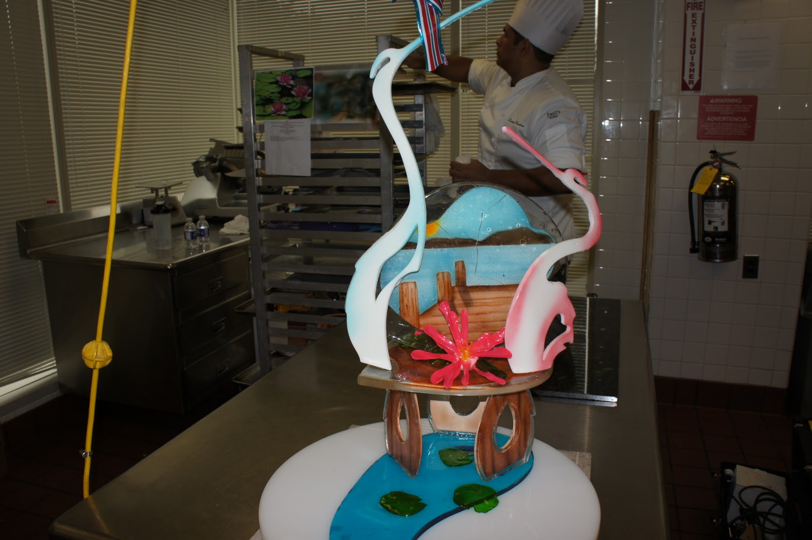 My Culinary Career...: Sugar Casting Competition: Beach/ Nature