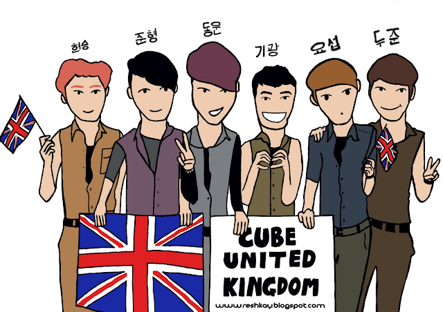 Sisters With Seoul: Fan art: Beast, Cube United Kingdom