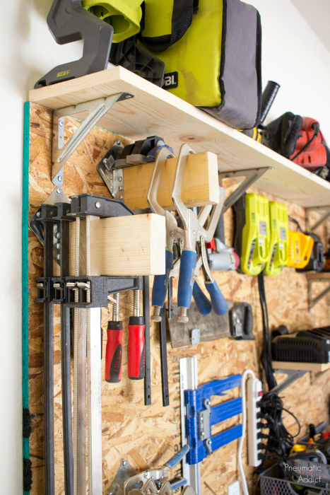 Customizable Garage Storage Wall | Pneumatic Addict
