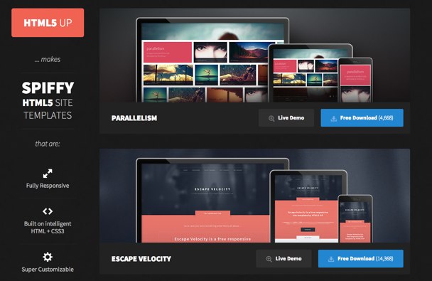 Excelentes plantillas responsive en HTML5 y CSS3 gratis desde HTML5 Up ...