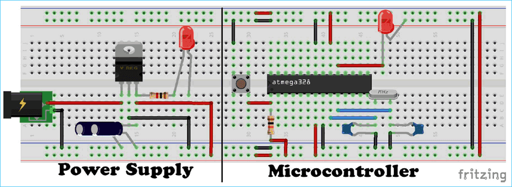 How to Burn Arduino Bootloader in Atemga328 IC and Program it using ...
