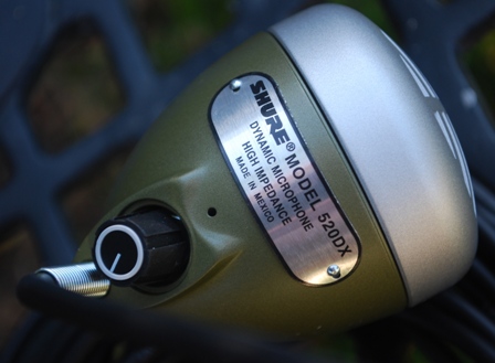 Rex and the Bass: Shure 520DX Green Bullet Harmonica Microphone Review