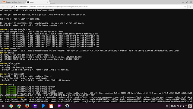 Chrome OS advanced commands, settings, expert features