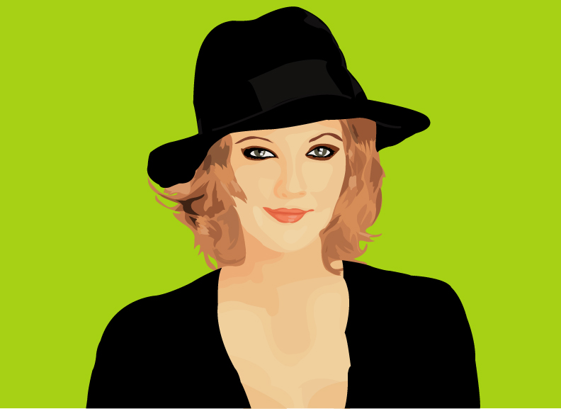Cartoon Pictures of Drew Barrymore