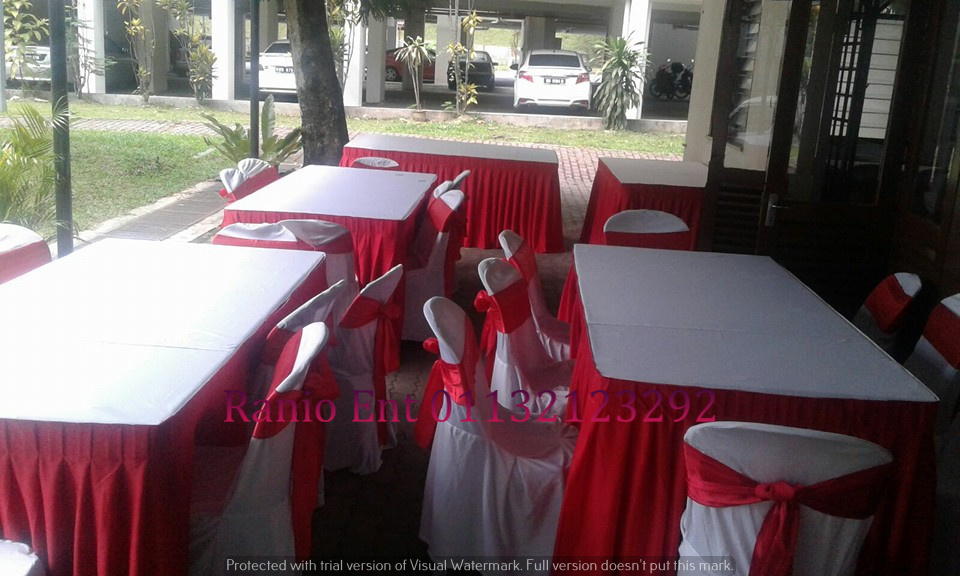 Sewa Sarung Kerusi Plastik dan Banquet - Rania Canopy Rental