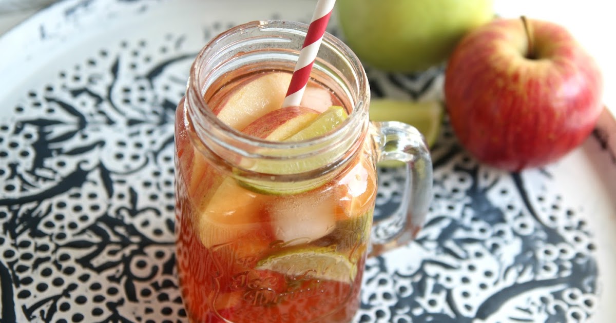Recept: homemade apple iced tea
