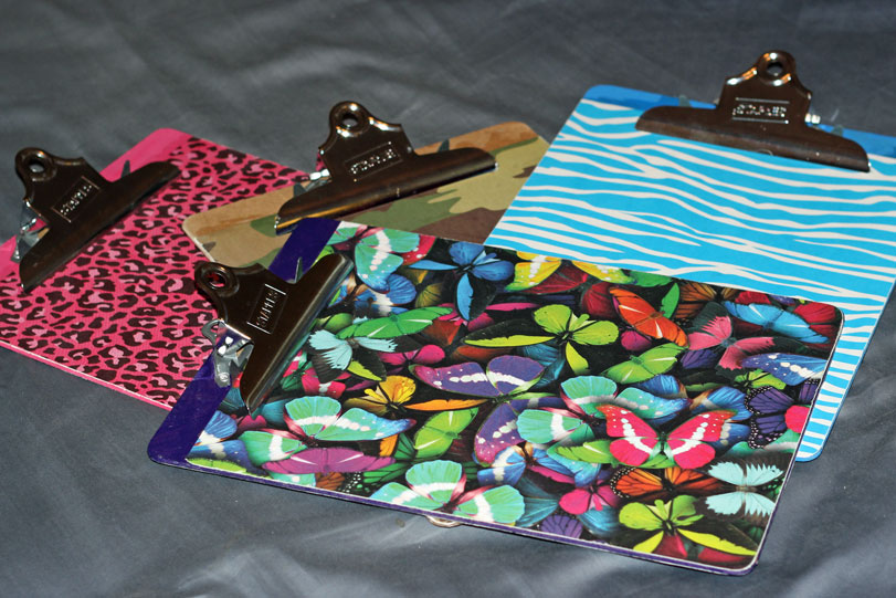 ...in a dry and thirsty land...: Pretty Clipboards (with tutorial)