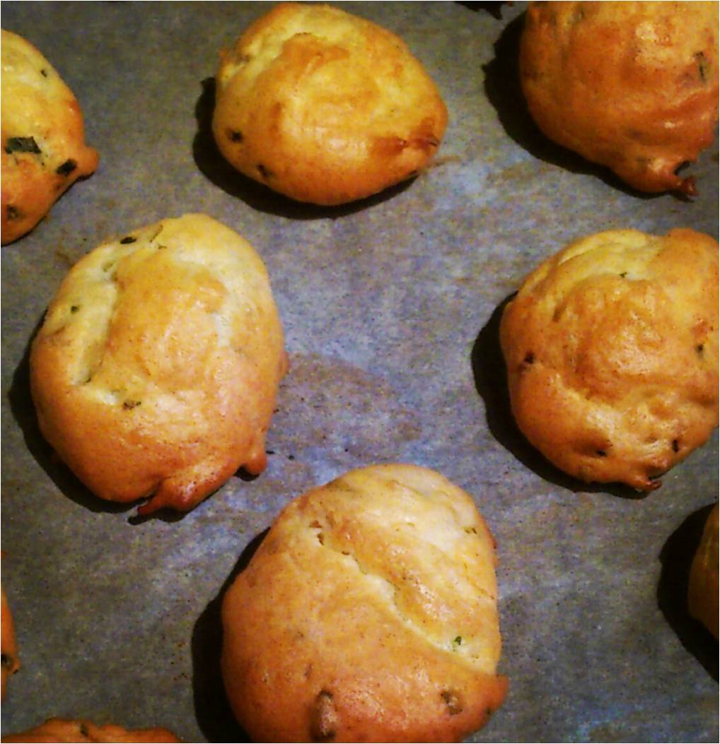 Cheddar and Chive Choux Puffs | Utterly Scrummy Food For Families