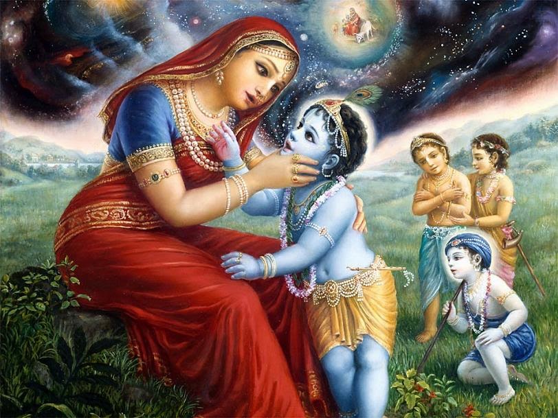 Lord Krishna with Mother Yashoda | Latest Krishna Wallpaper and Krishna ...