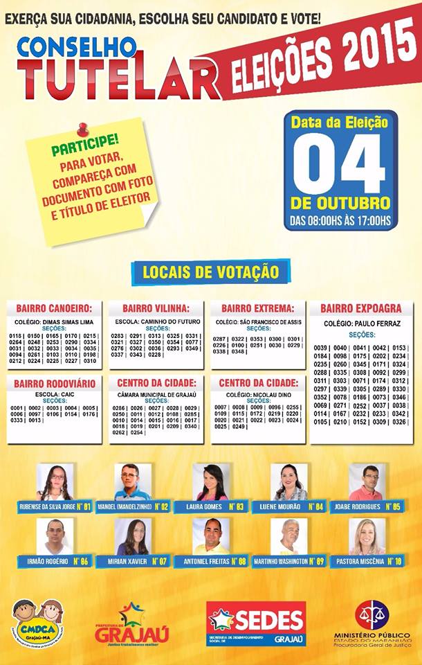 Organização Das Eleições Do Conselho Tutelar Divulga Calendário De
