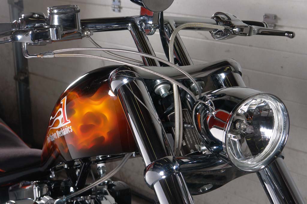 biker excalibur II: Flame Chopper by Fine Custom Mechanics