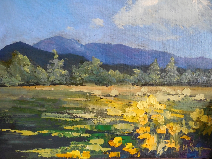 Landscape Artists International: Colorado Landscape, Small Oil Painting ...