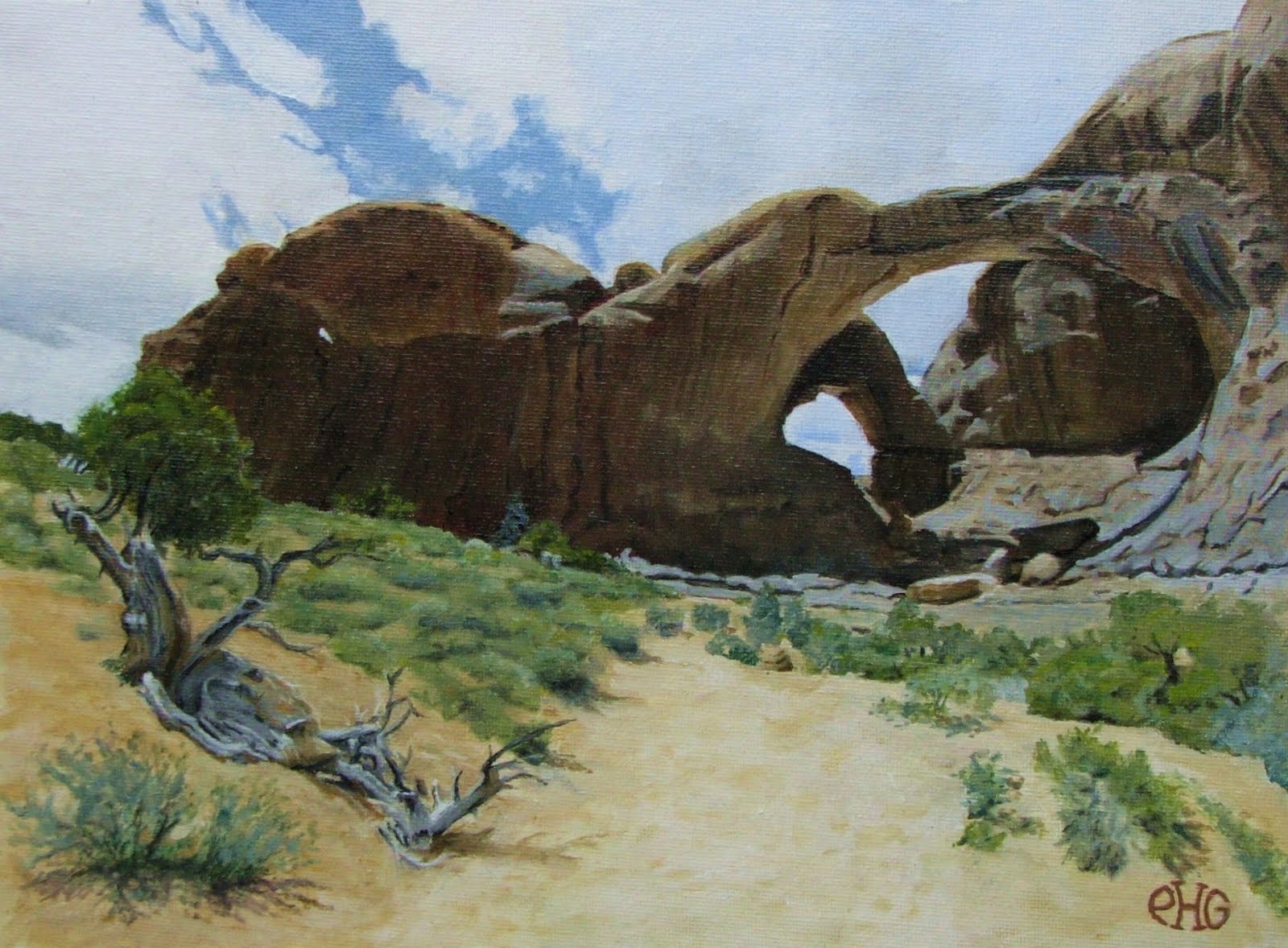 PAINTING IN OILS: DOUBLE ARCH