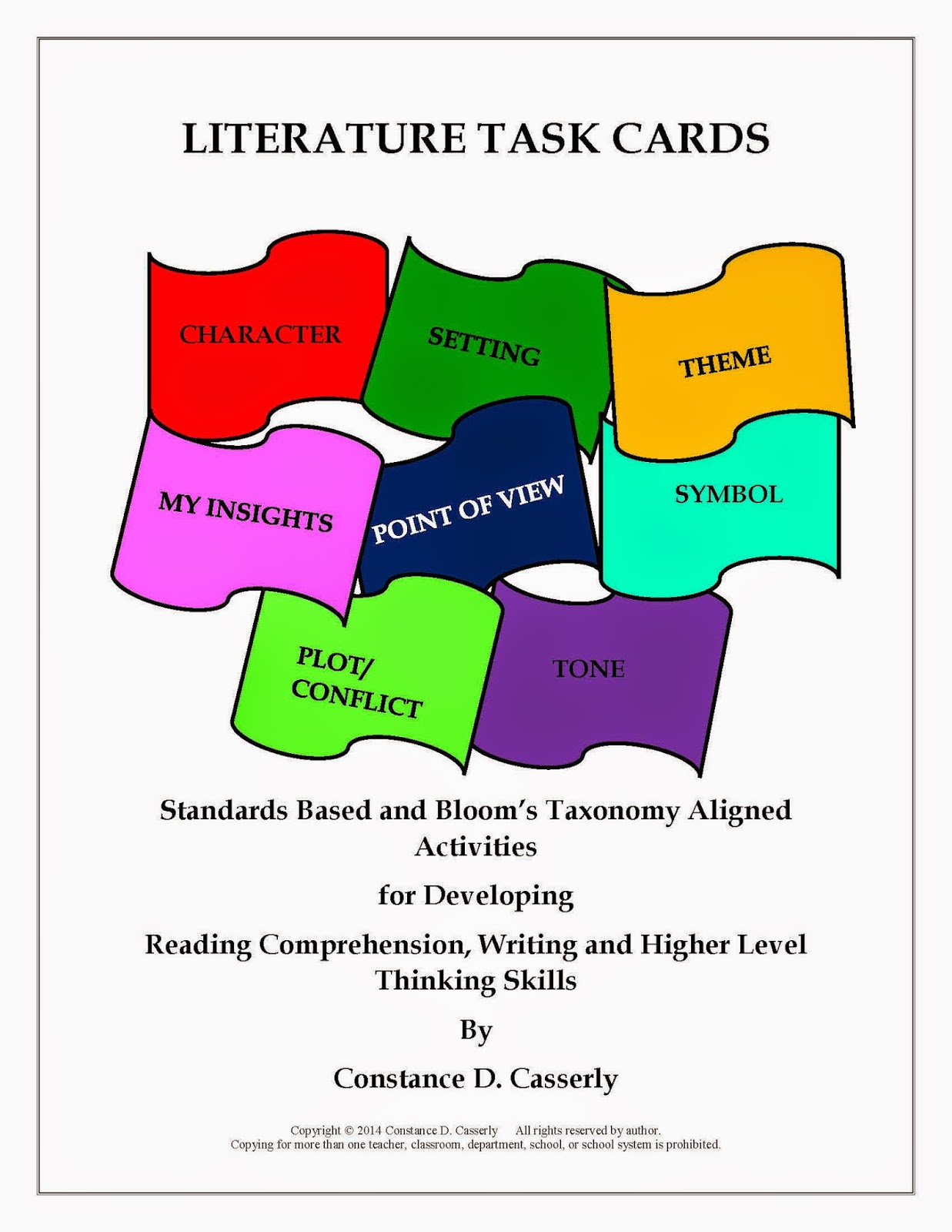 TEACH IT WRITE : A Task Card Basket Blooming with Reading, Vocabulary ...