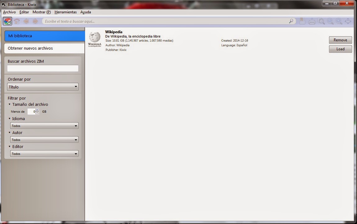 Descarga Wikipedia, la enciclopedia libre (Freeware) | GEA Project
