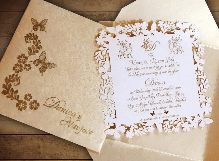 ZINIA JC : Navjote Invitation Design 2016