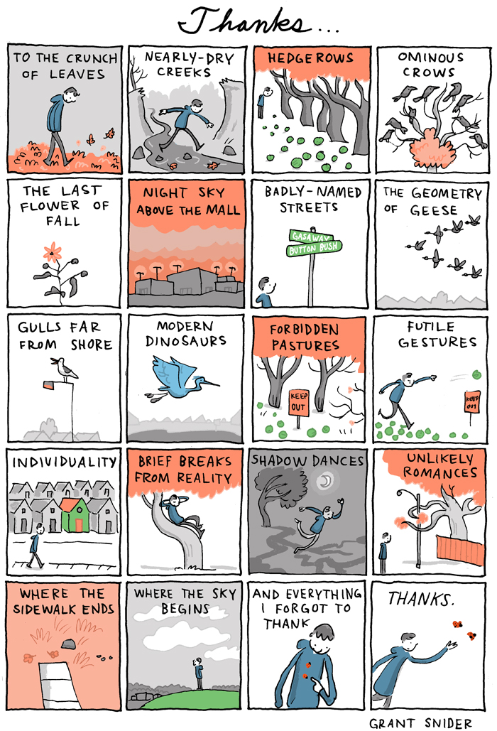 INCIDENTAL COMICS: Thanks