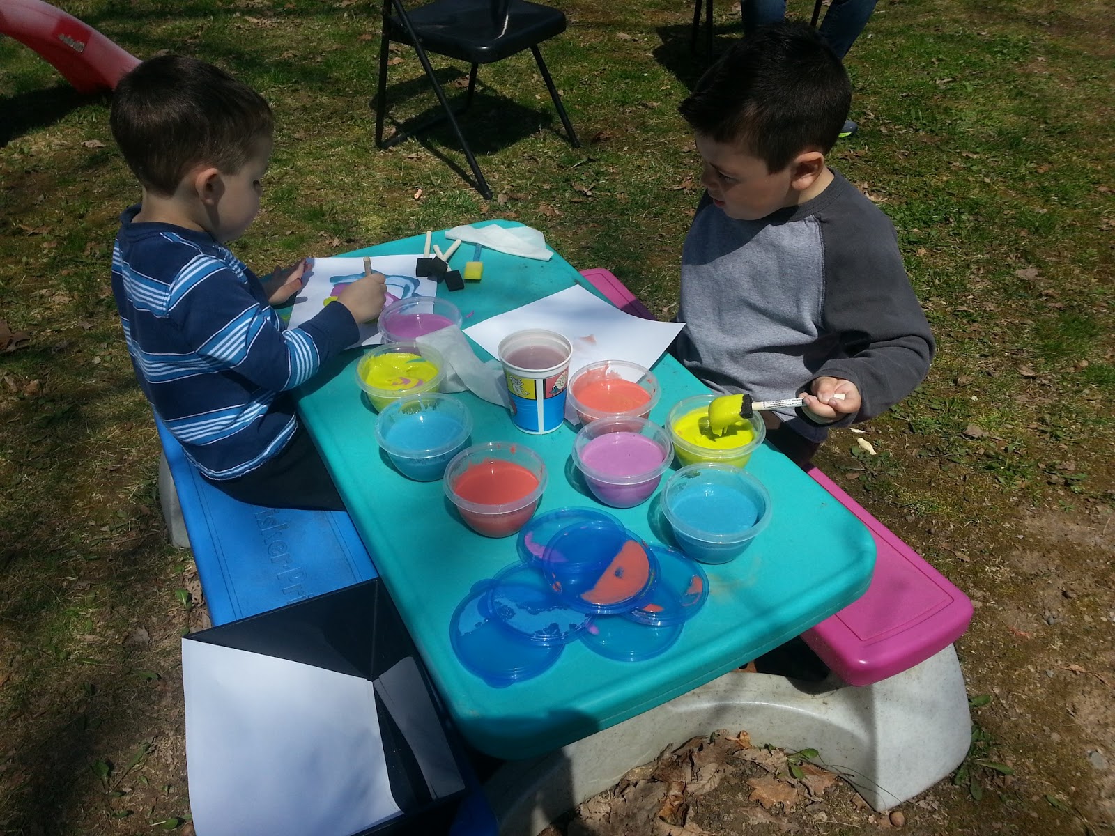 Fun with Homemade Paint