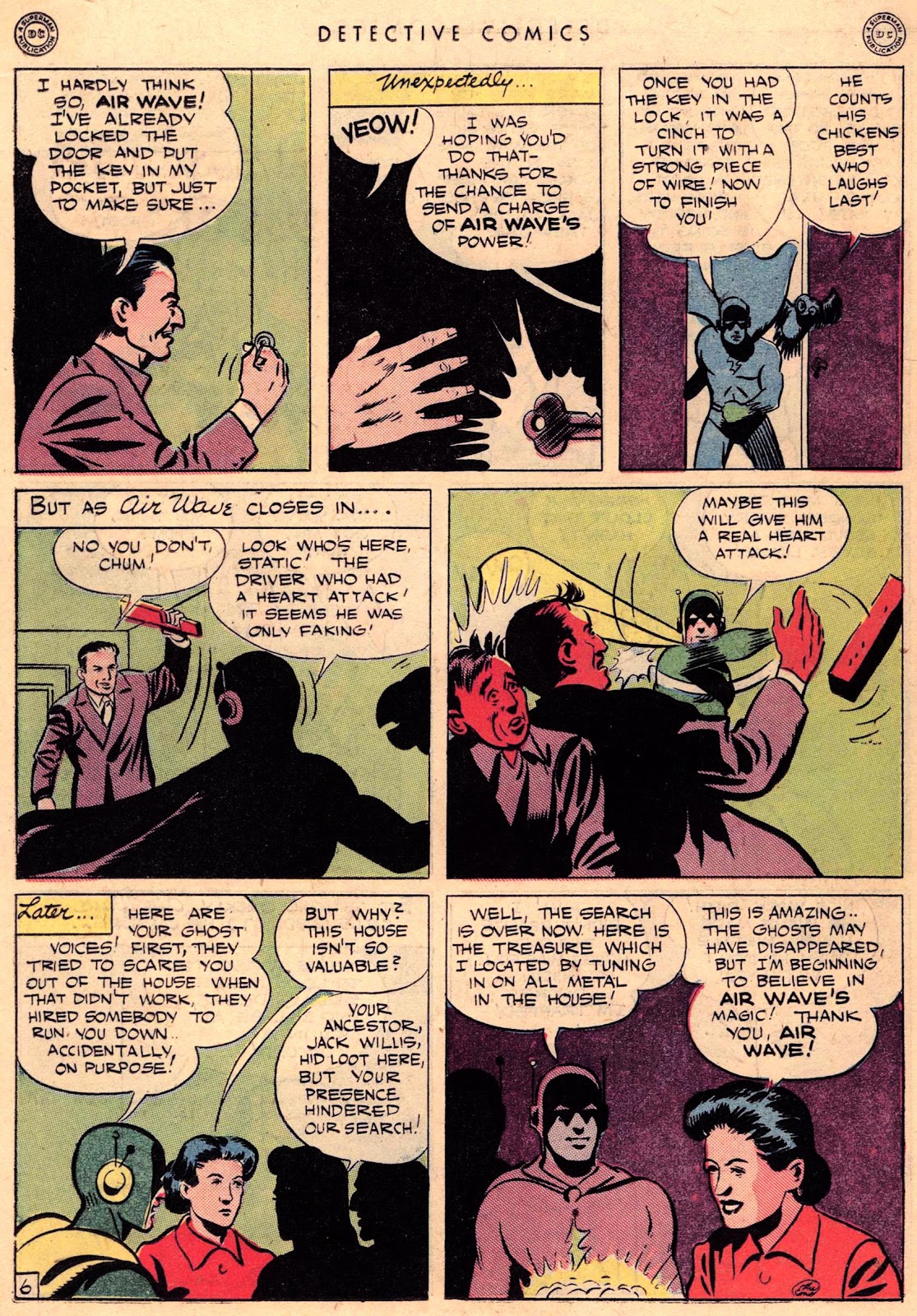 Four-Color Shadows: Air Wave-George Roussos-1944