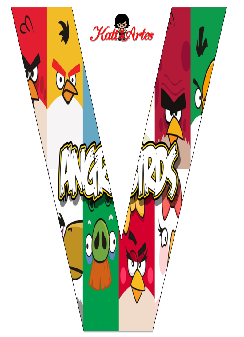 Lindo Alfabeto de Angry Birds. - Oh my Alfabetos!