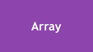 [ Learn JavaScript In Arabic ] #25 - Array Intro | كورسات بالعربي
