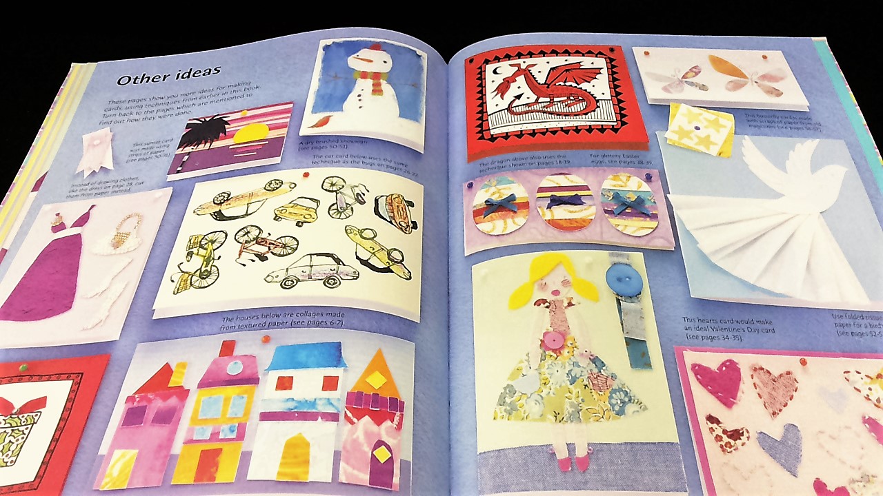 Kid Books Blog: 651.Making Card : Usborne Art IDeas