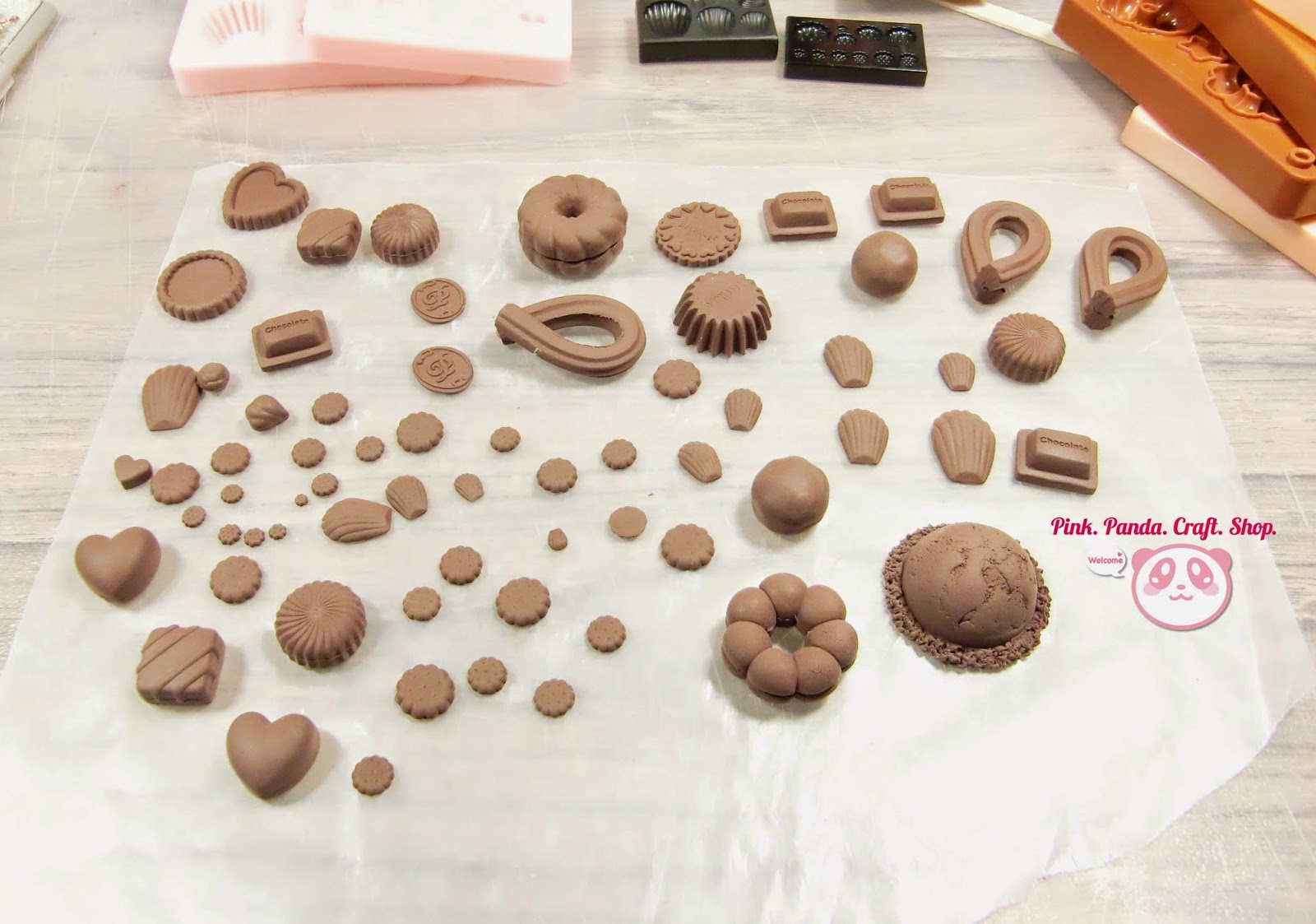 PinkPandaCraftShop: Pink Panda Review: Floree clay molds & Padico ...