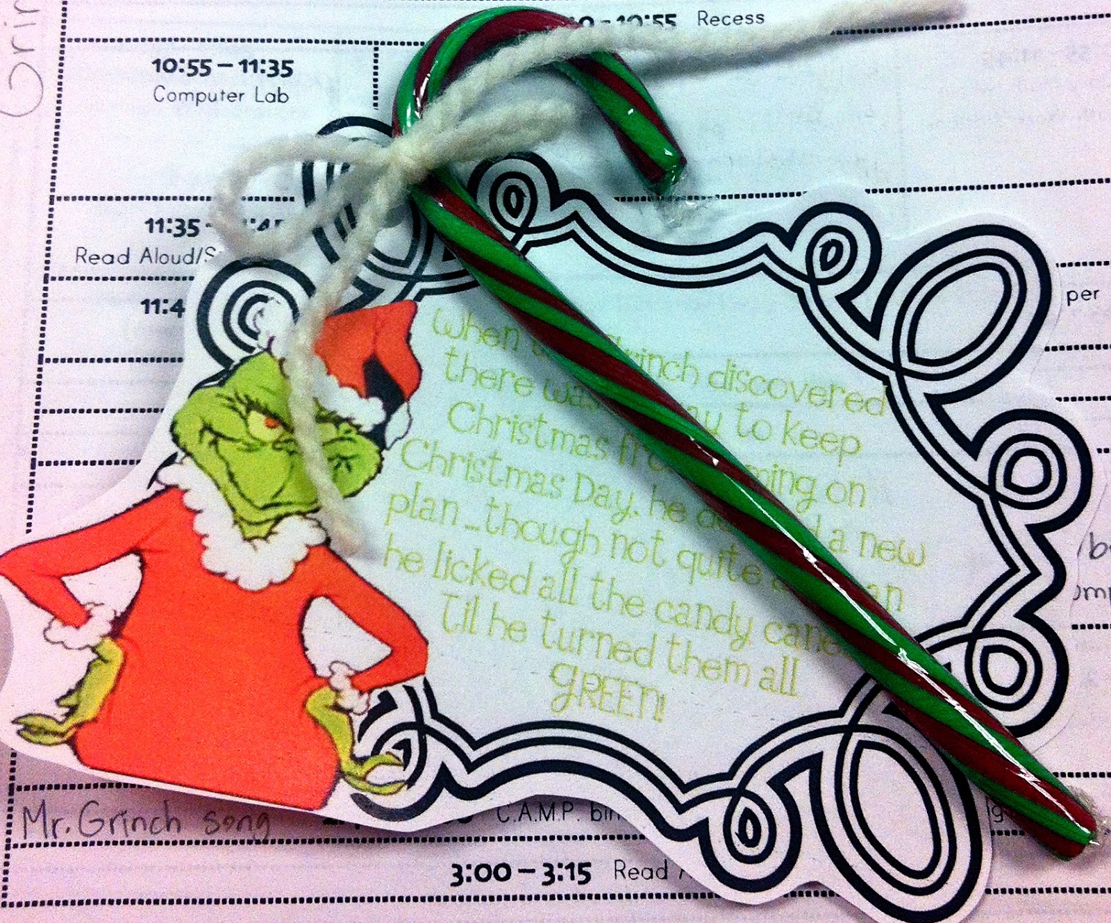 Fun With Firsties: Grinch Week!